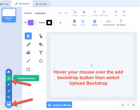 Image result for Scratch Backdrop Customized