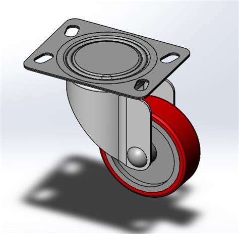 Image result for Caster Wheel SolidWorks