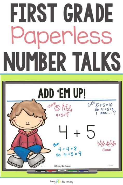 Image result for First Grade Addition Number Talks