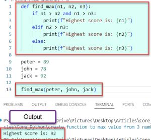 Image result for Write a Program to Find Greatest in 3 Number N Python