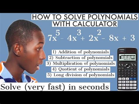 Image result for How to Solve Polynomial Using Calculator