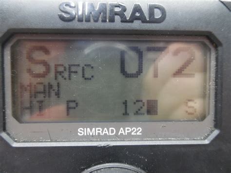 Image result for Simrad AP 22 Auto Pilot Tutorial