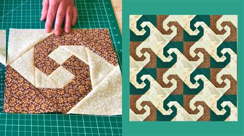 Image result for Snail Tail Quilt Tutorial