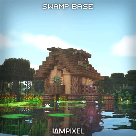 Image result for Minecraft Swamp Base Ideas