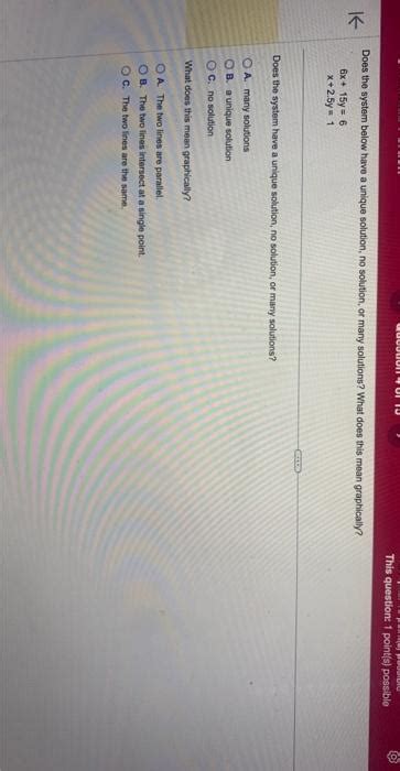 Image result for Example of Unique Solution Graphically