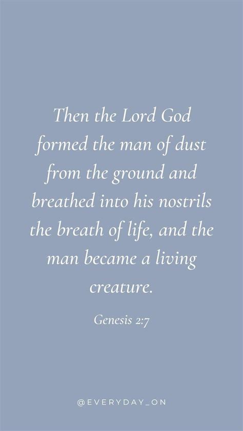 Bible Verse Genesis 2:7