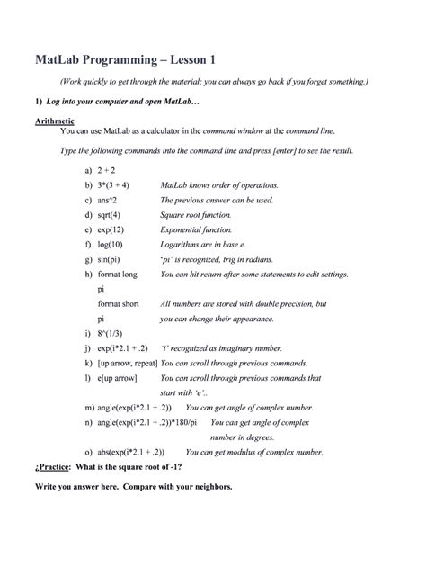 Image result for Introduction to MATLAB Programming Lesson 8 Assignment