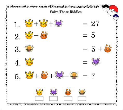 Image result for Coding Worksheet Pokemon