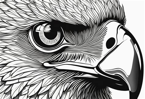Image result for Hawk Drawing Brid