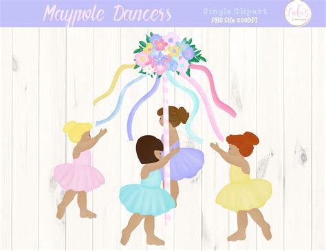 Image result for Maypole Dancing Graphic