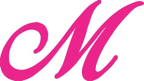 Image result for Fancy Script Letter M
