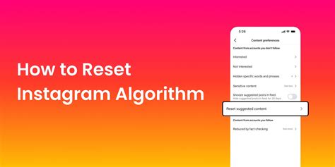 Image result for Reset Instagram Algorithm