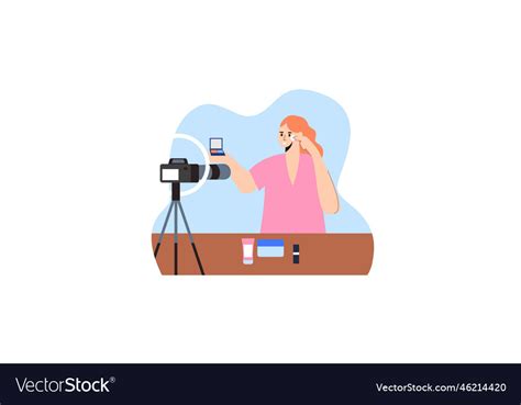 Image result for She Is Recording a Makeup Tutorial Cartoon