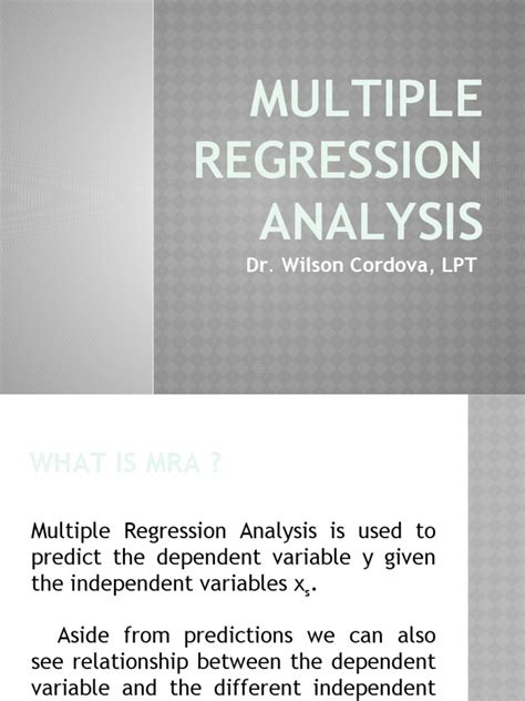 Image result for Types of Multiple Regression