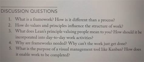 Image result for Discussion Framework Example