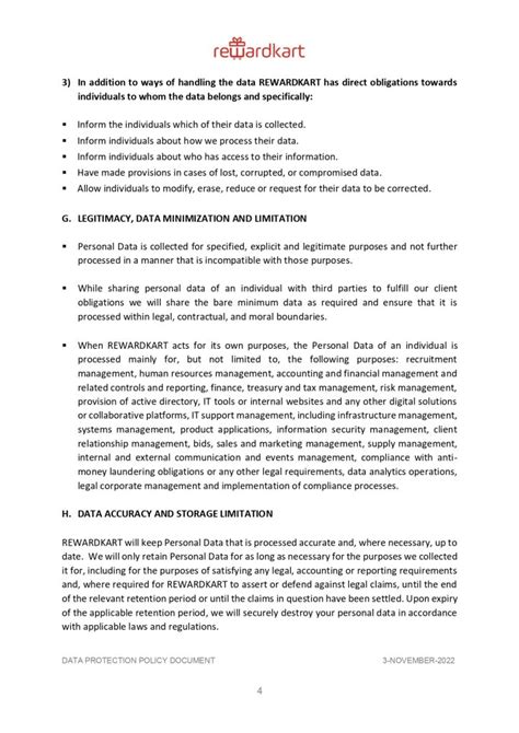 Data Protection Policy Rewardkart is a Chennai-based company