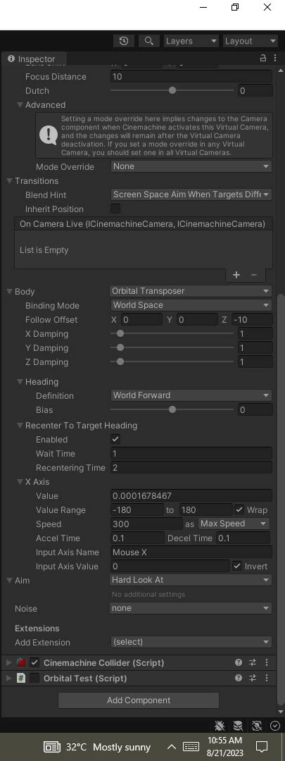 Image result for Cinemachine Script Unity