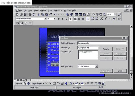Image result for PowerPoint Tools Menu
