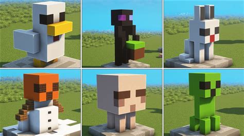 Image result for Minecraft Small Statue Build