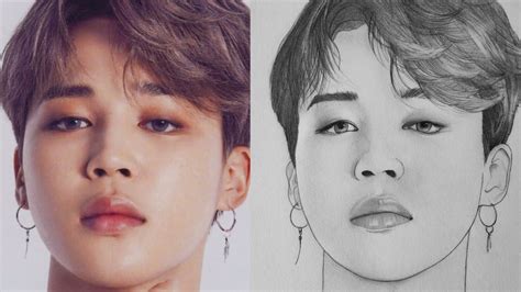 Image result for Jimin Drawing Tutorial
