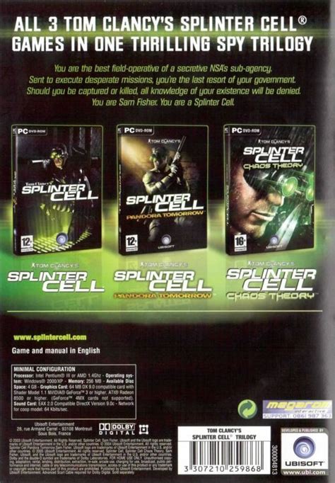 Image result for Splinter Cell Trilogy