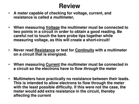 Image result for Test PowerPoint Multimeter