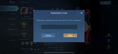 Image result for Mobile Legends Redemption Code