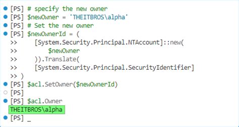 Image result for Get-Acl Command PowerShell