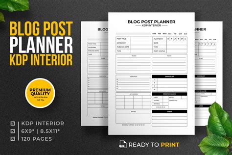 Image result for Blog Post Planner