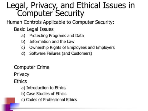 Image result for The Legal Issues Involved in the Secure Computer