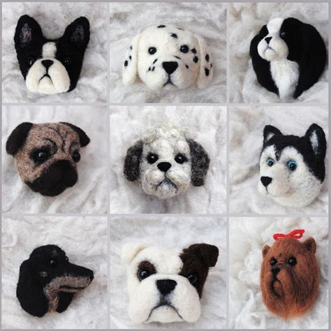 Image result for Felted Dog Heads Tutorials