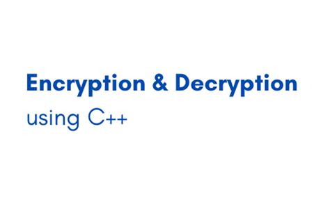 Image result for Encryption and Decryption C