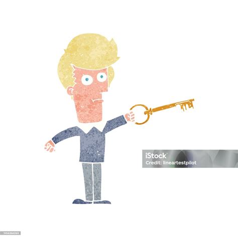 Image result for Man Finding Key Cartoon