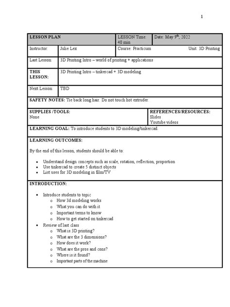 Image result for Lesson Plan with Video Modeling