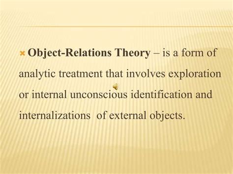 Image result for Object-Relations Theory