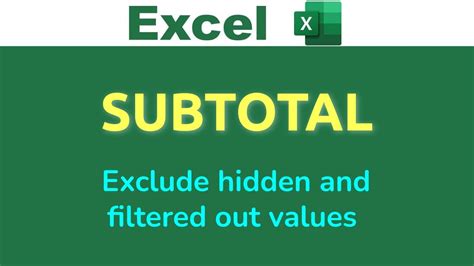 Image result for Excel Subtotal Explained