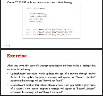 Image result for SQL*Plus Create Student Table