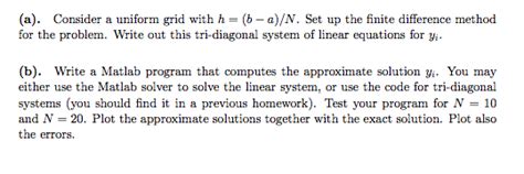 Image result for Question Finite Difference Method