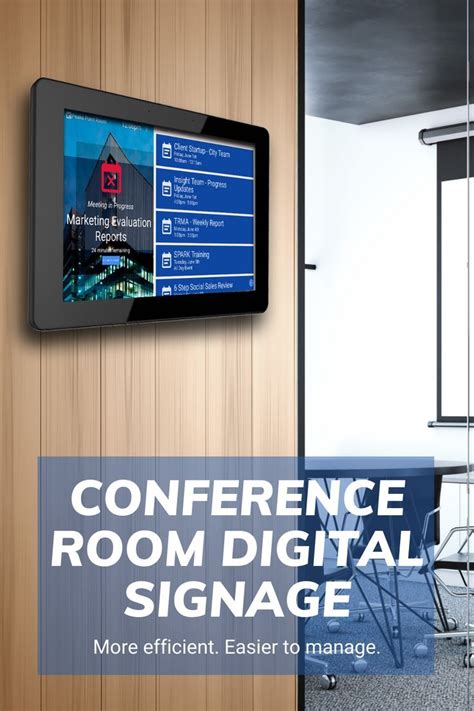 Image result for Conference Room Digital Signage