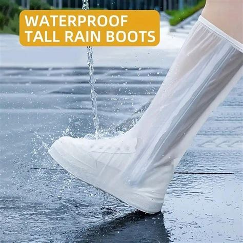 Waterproof And Anti-Slip PVC Rain Boot Covers For Cycling And Outdoor ...