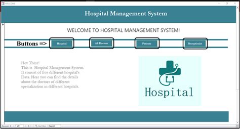 Image result for Hospital Management System Project Table Structure