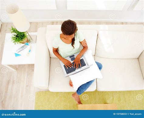 Image result for Woman Using Laptop Computer Top View