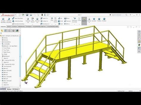 Image result for SolidWorks Stair Tutorial