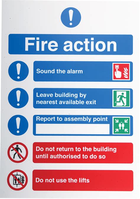 Image result for Instructions Fire Signs