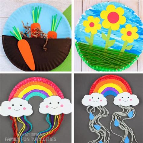 Image result for Paper Plate Spring Crafts