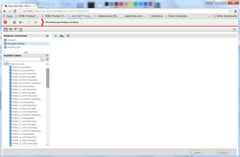 Image result for MicroStrategy OdbcConnection