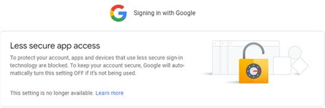 Image result for Google Less Secure App