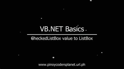 Image result for Visual Basic CheckedListBox