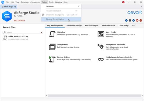 Image result for Debug Procedure On DBeaver MySQL