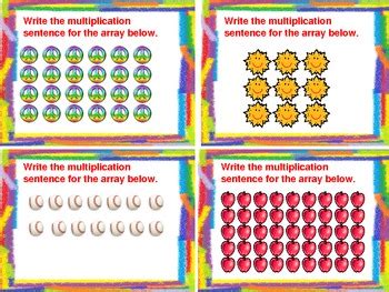 Image result for Multiplication Array Cards